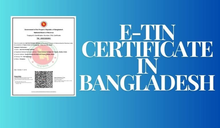 How to Get an E-TIN Certificate in Bangladesh?